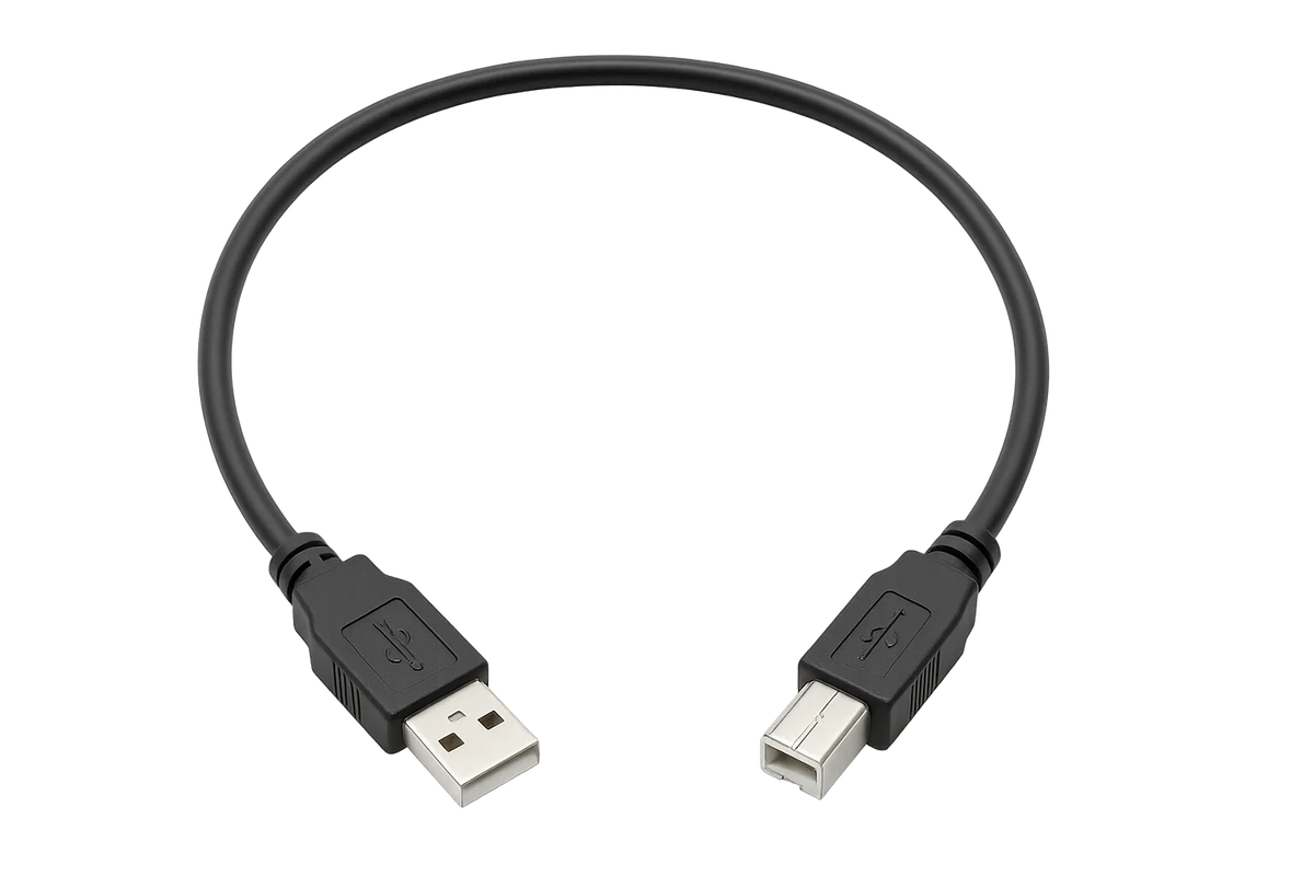 Perfex USB-A til USB-B Kabel (50 cm) – SoundStoreXL.no